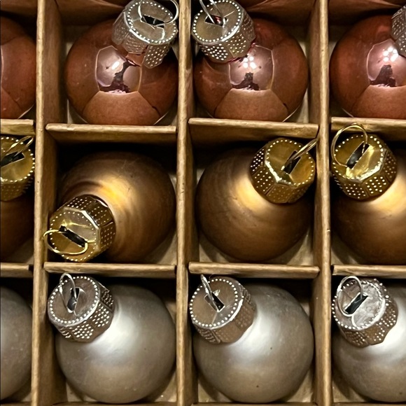 Jingles & Joy | Holiday | 0 Neutral Colors Mini Glass Balls Xmas ...